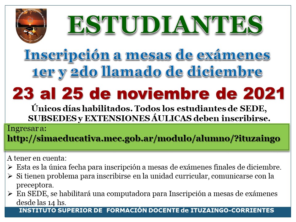 Instituto Superior De FormaciÓn Docente De Ituzaingó Corrientes Argentina